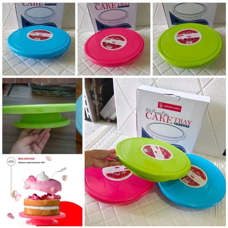 Jual NAMPAN CAKE PUTAR/TEMPAT KUE PUTAR MASPION/MEJA PUTAR KUE | Shopee ...