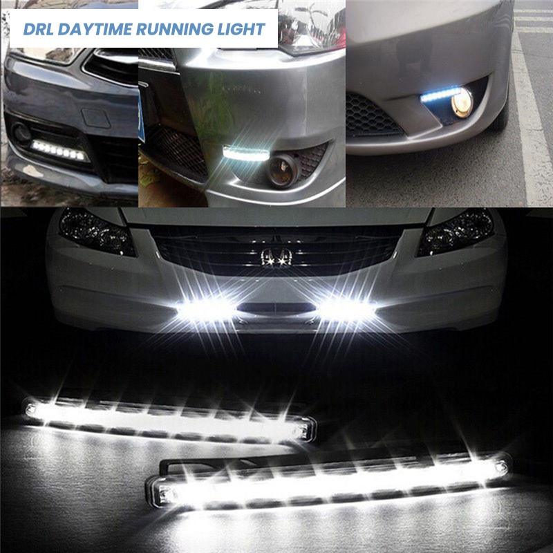 Jual Lampu DRL LED Car Driving Daylight Daytime Running LED Head Lamp ...