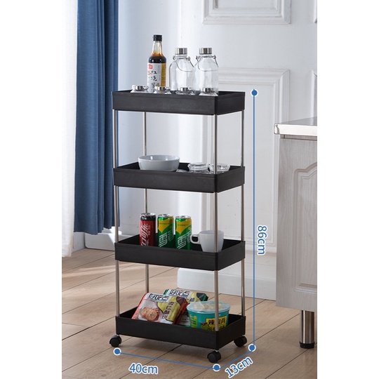 Jual TROLLEY TROLI NARA RAK 4 SUSUN / RAK SERBAGUNA / RAK MULTIFUNGSI ...