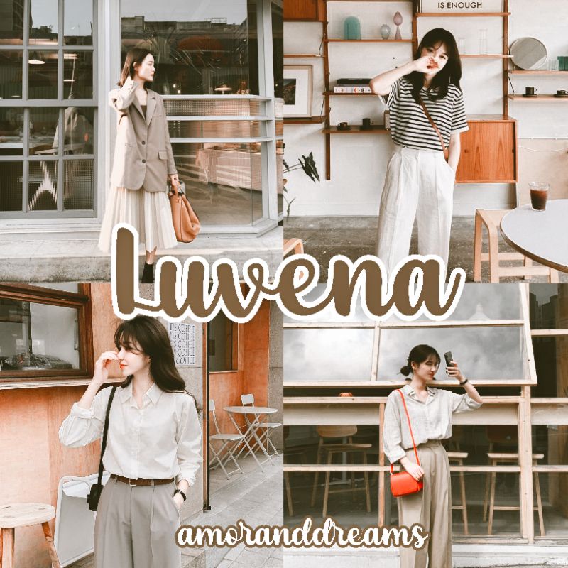 Jual Luvena Preset for ios or android// Lightroom Premium// Filter Foto ...