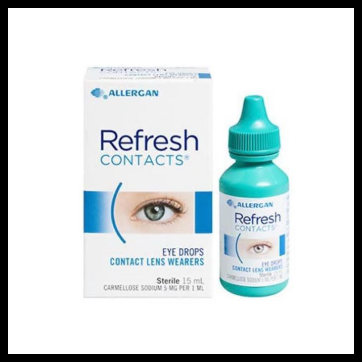 Jual PROMO Allergan Refresh Contact Eye Drop 15ml / Tetes Mata Kering ...