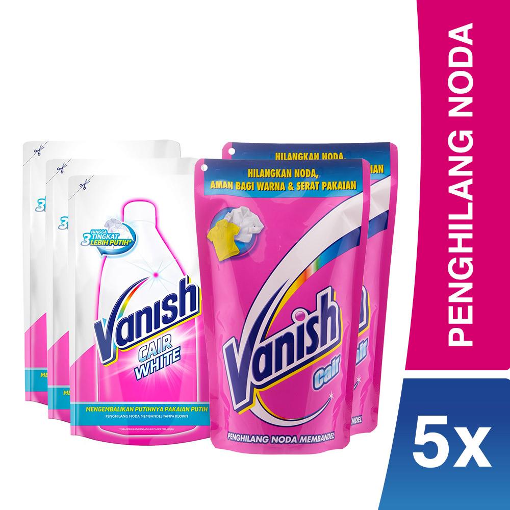 Jual Vanish White 3 x 425mL + Vanish Cair 2 x 425mL | Shopee Indonesia
