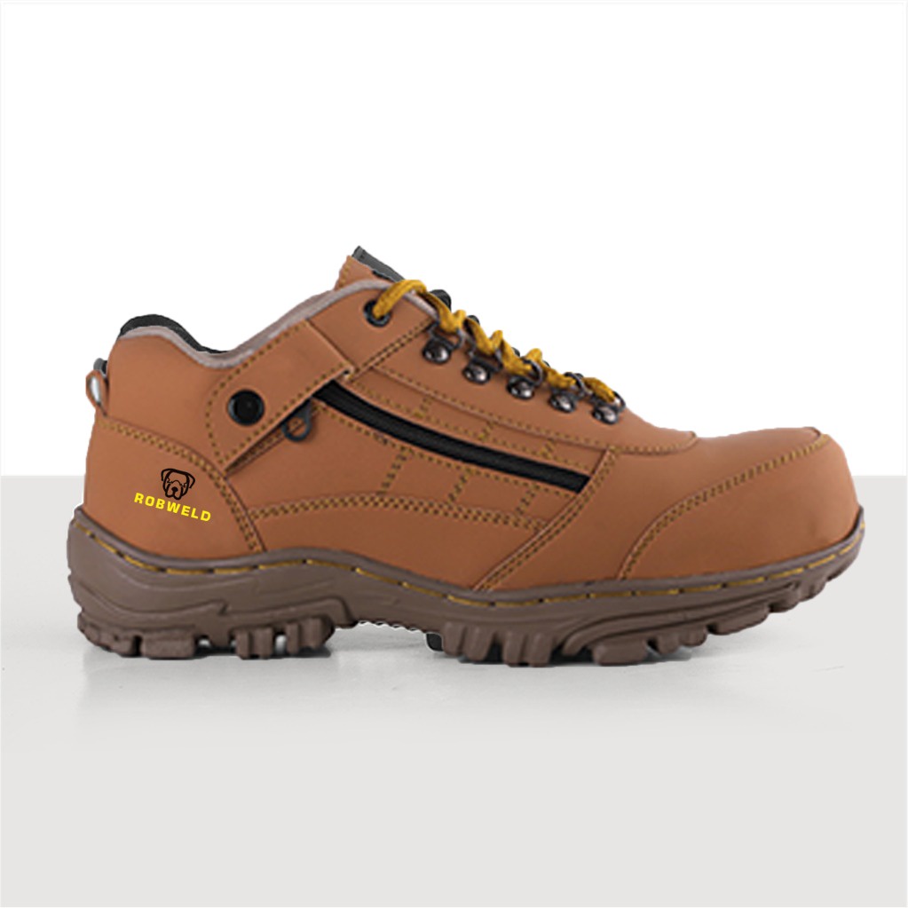 Jual Sepatu Safety Boots Pria Ujung Besi Outdoor Kerja Lapangan, Sepatu ...