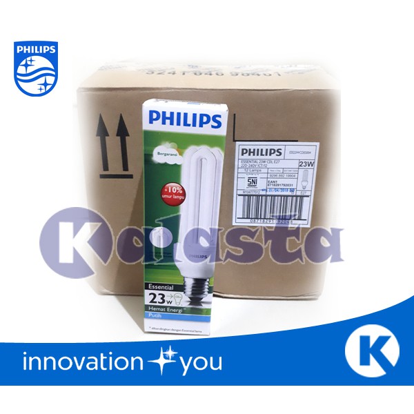 Jual Promo Grosir Lampu Philips Essential 23w (23watt, 23 watt) Isi ...