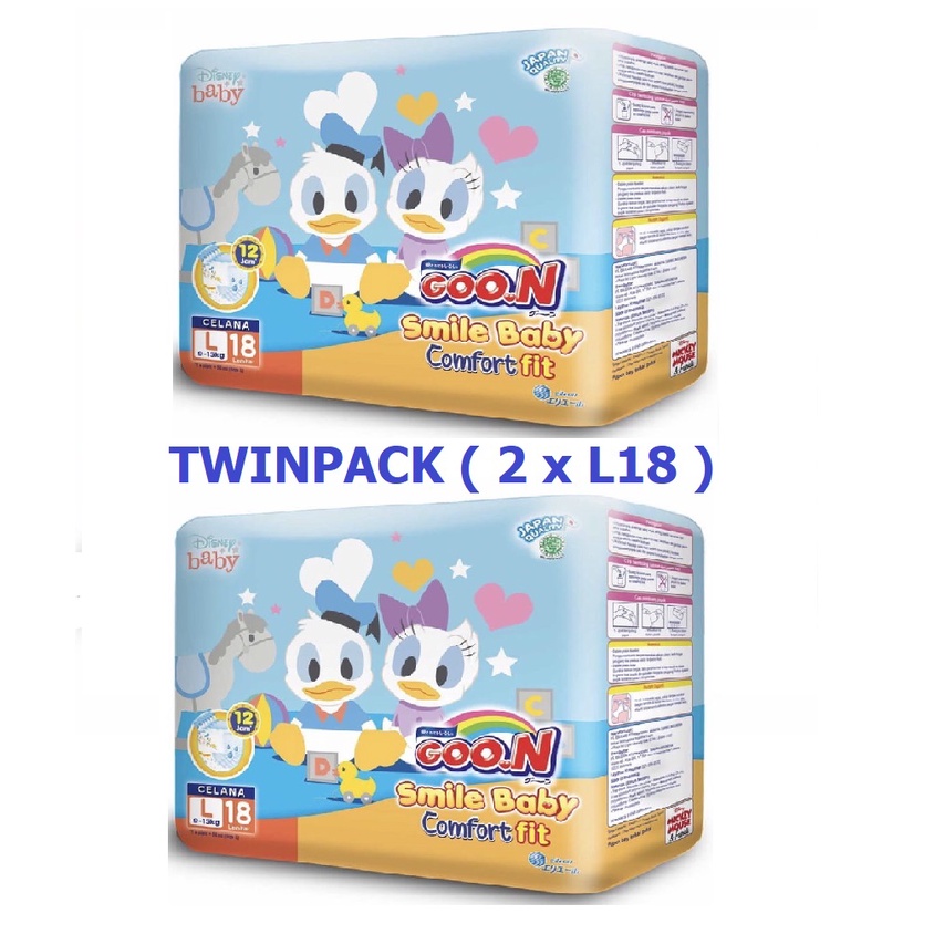 Jual Goon Smile Baby Comfort Fit ( S48, M44, L42, XL38, XXL24) dan Twinpack Kemasan Kecil) Pants ...