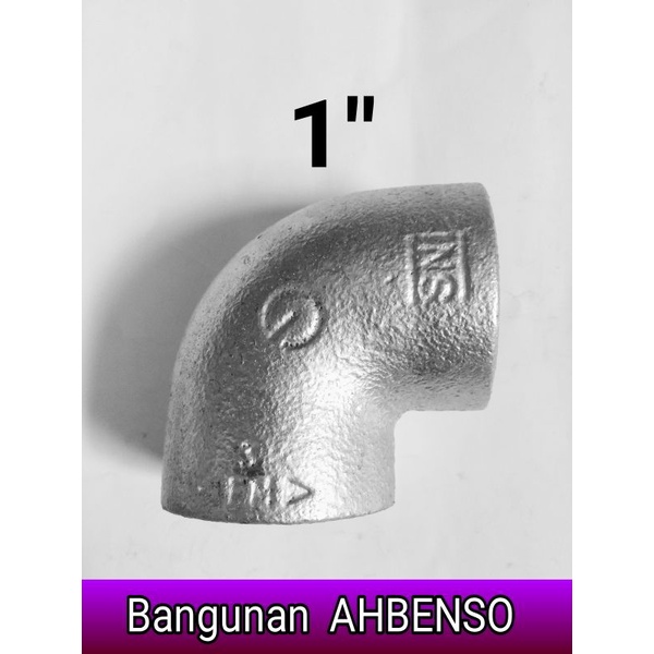 Jual Knee Besi Galvanis 90 derajat-Elbow Besi Galvanis 1/2",3/4",1"-Kne Besi-L Besi | Shopee ...