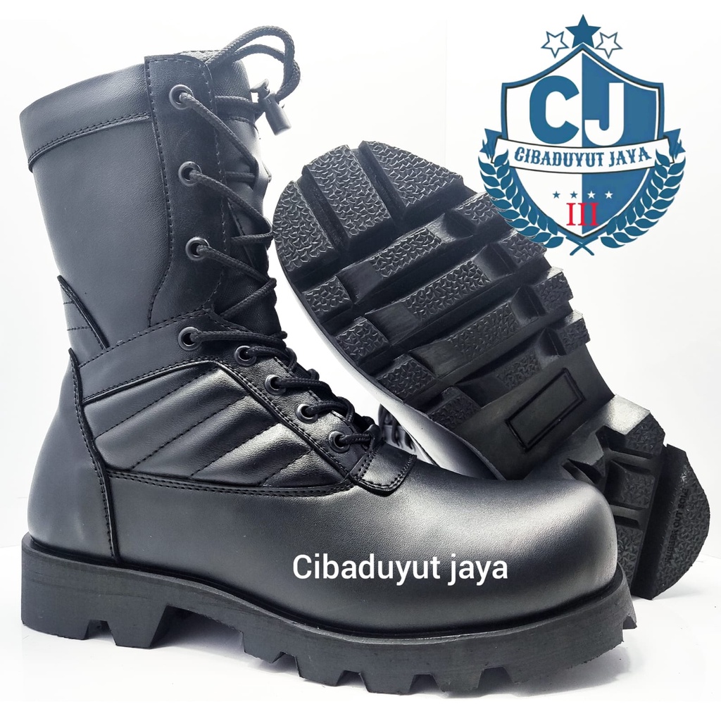Jual SEPATU PDL RADIAL TNI POLRI SECURITY OUTSOLE RADIAL HITAM DOFF ...