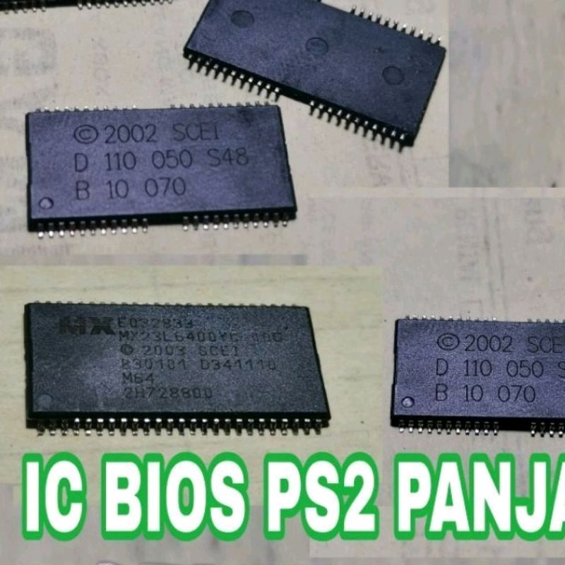 Jual IC BIOS PS2 PANJANG KAKI 44 & 50 ORIGINAL COPOTAN BAGUS | Shopee ...