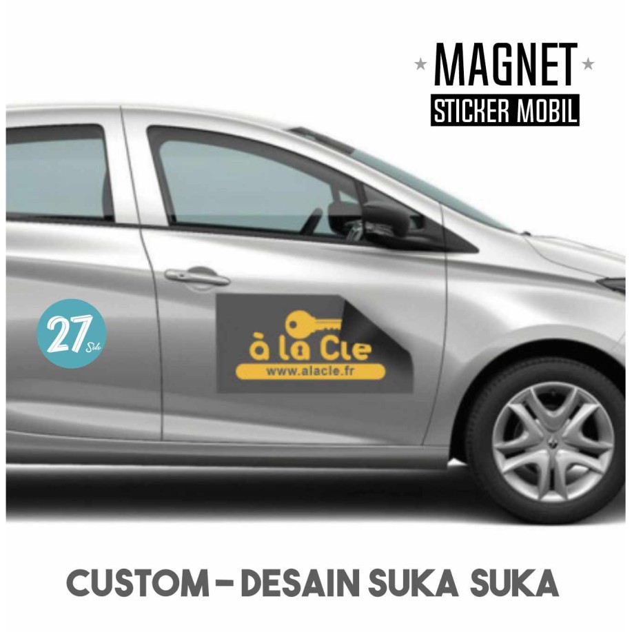 Jual Magnet Stiker Mobil A4 20 cm x 30 cm Tebal 0.5 mm Custom size ...