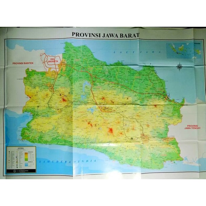 Jual PETA PROVINSI JAWA BARAT | Shopee Indonesia