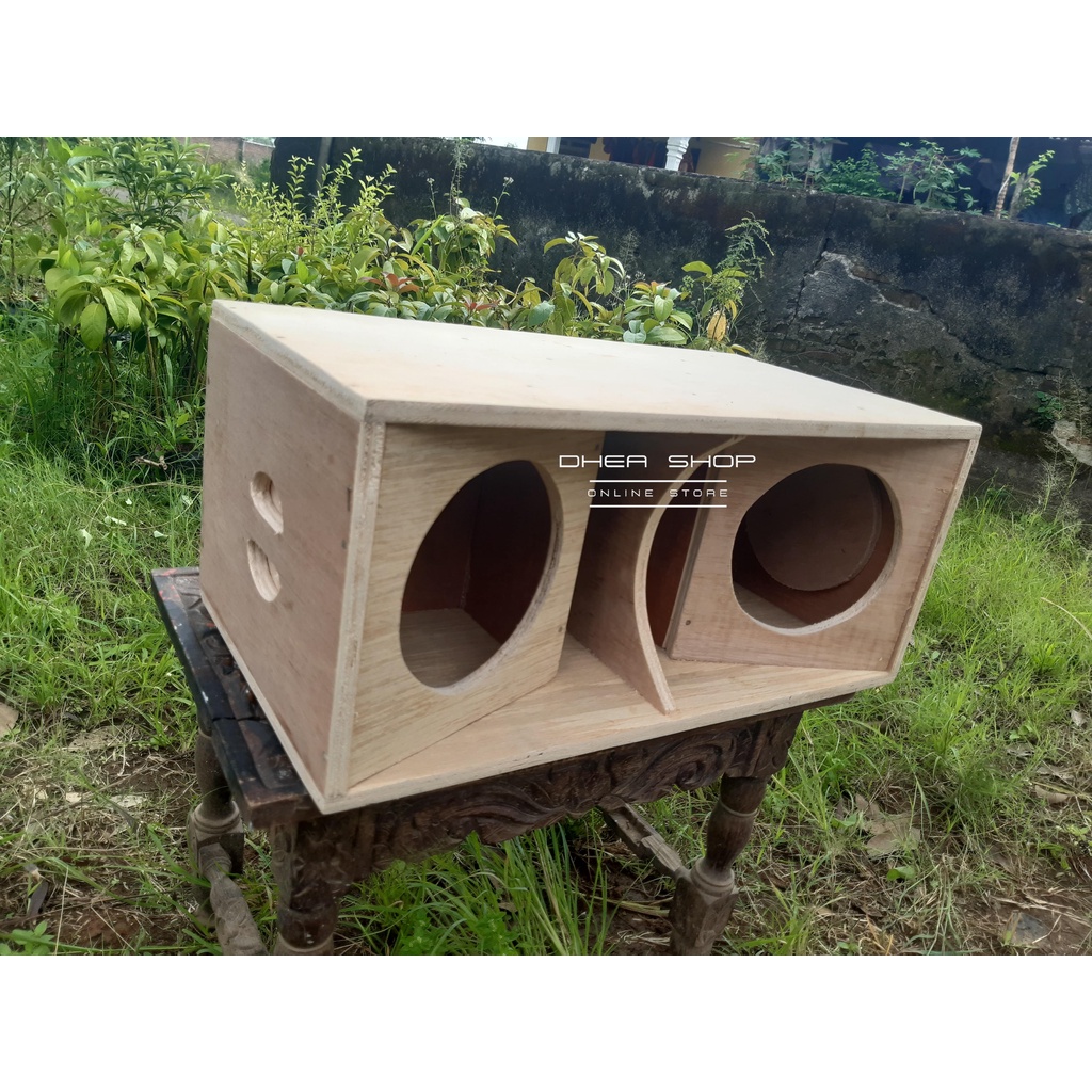 Jual Box Speaker 8 Inch Subwoofer Double Model V | Shopee Indonesia