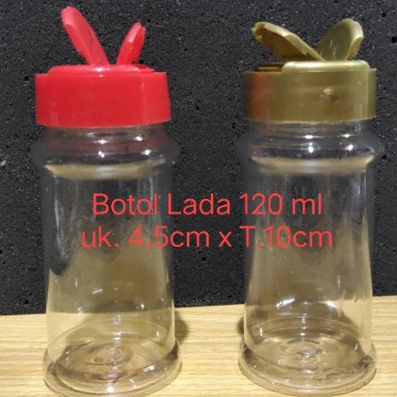 Jual Botol Lada 120ml/pot merica, boncabe/botol bumbu | Shopee Indonesia