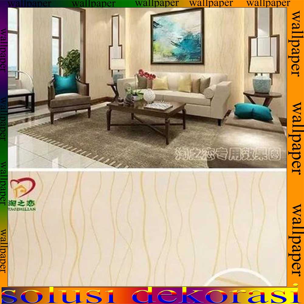 Jual 1 Roll 1 Kg / Wallpaper Stiker Dinding 45 cm x 10 metr / Bahan PVC ...