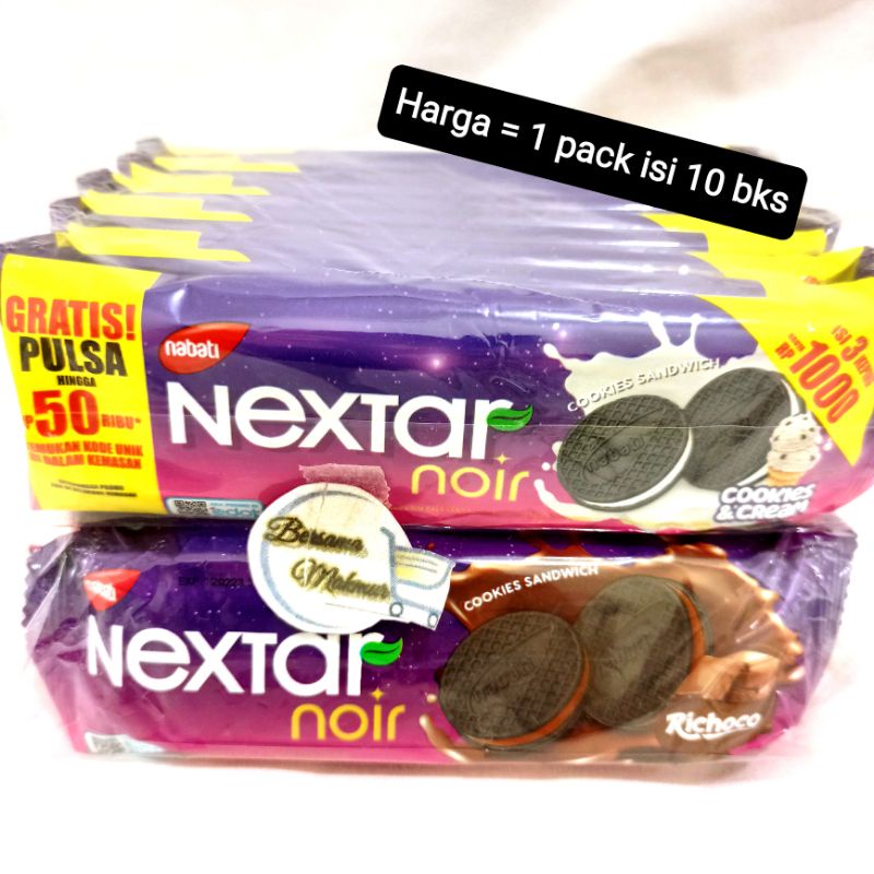 Jual Nextar Noir Nabati (1 pack @ 10 bks) | Shopee Indonesia