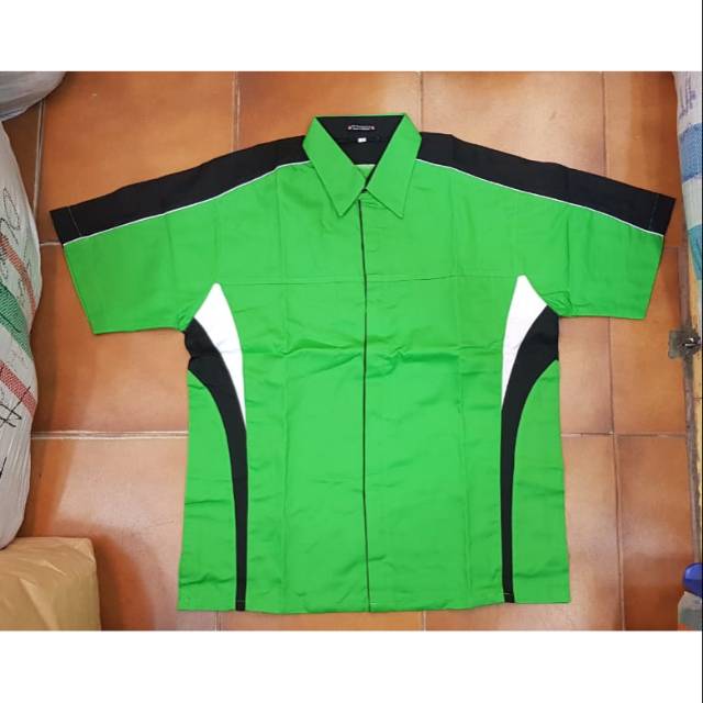 Jual KEMEJA POLOS. KEMEJA PDH. SERAGAM HIJAU FUJI. BAJU NET. SERAGAM ...