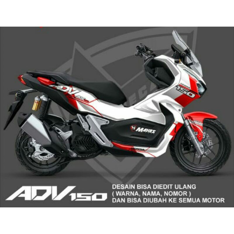 Jual decal ADV stiker 150 full body | Shopee Indonesia