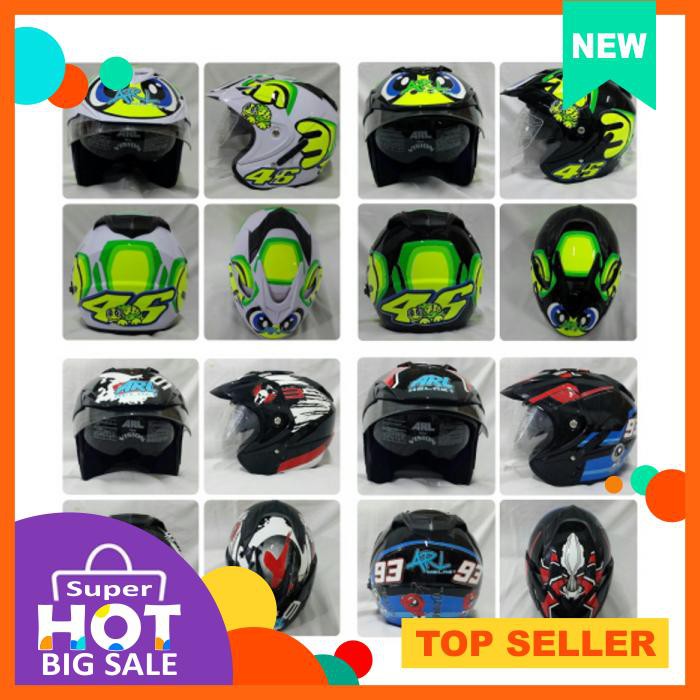 Jual Helm Moto Gp 46,93,99 ( Rossi,Marquez & Lorenzo ) | Shopee Indonesia