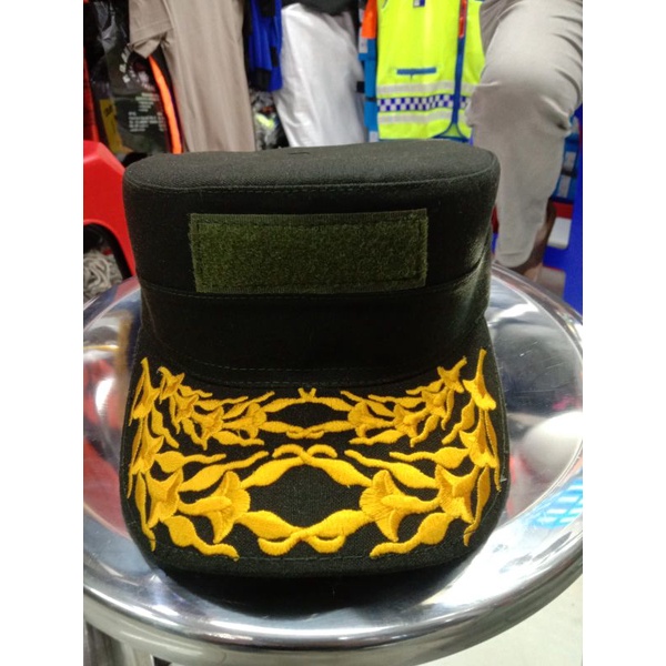 Jual Topi Komando Pati TNI AD | Costum topi komando bupati dll | Shopee ...