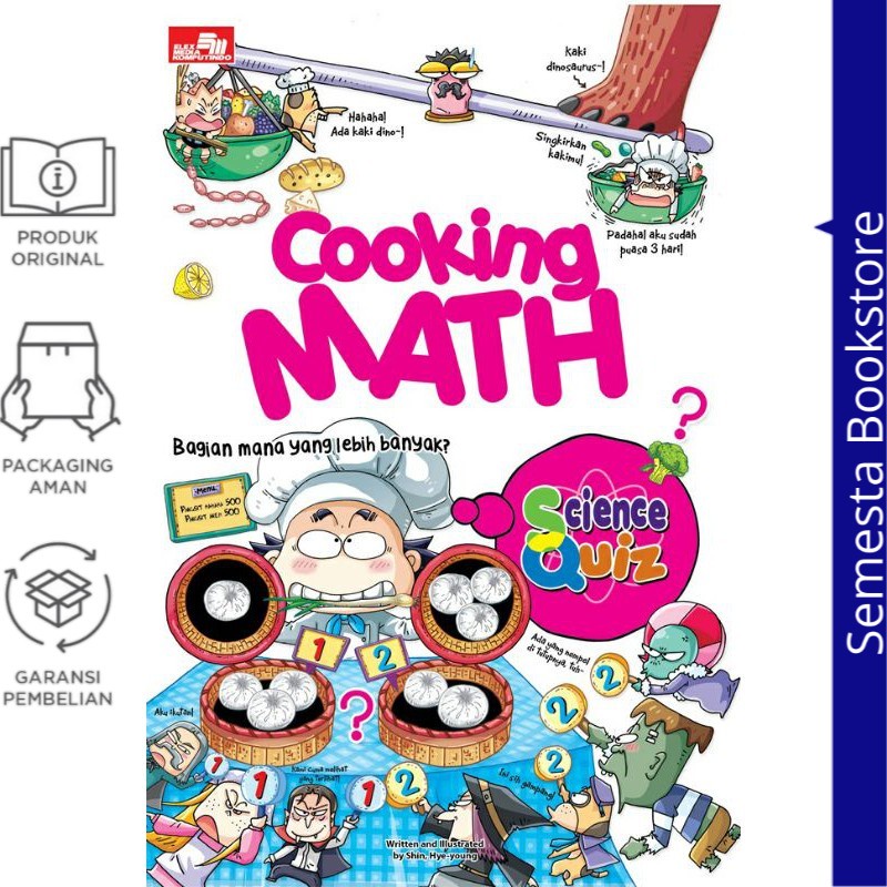 Jual Science Quiz - Cooking Math - Buku Ori Elex | Shopee Indonesia
