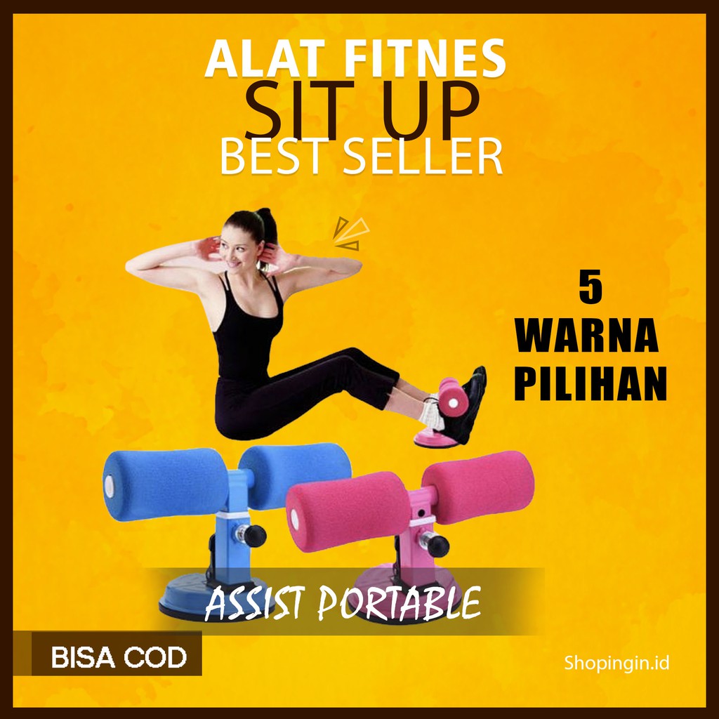 Jual Alat Fitnes Sit Up Assist Portable Exercise Equipmen Penahan Kaki ...
