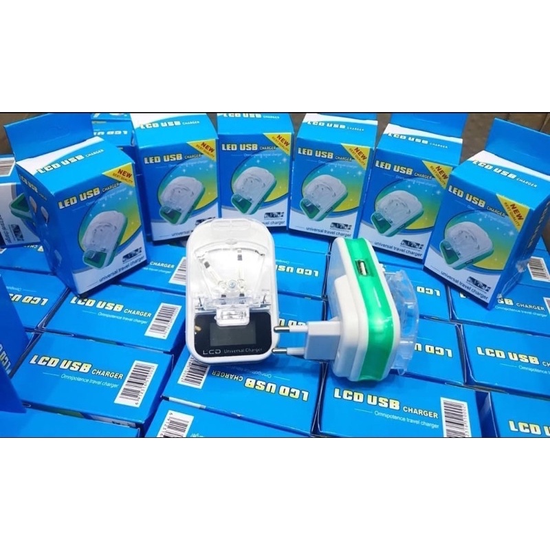 Jual Destop LCD Indikator Charger Universal Charger Kodok | Shopee ...