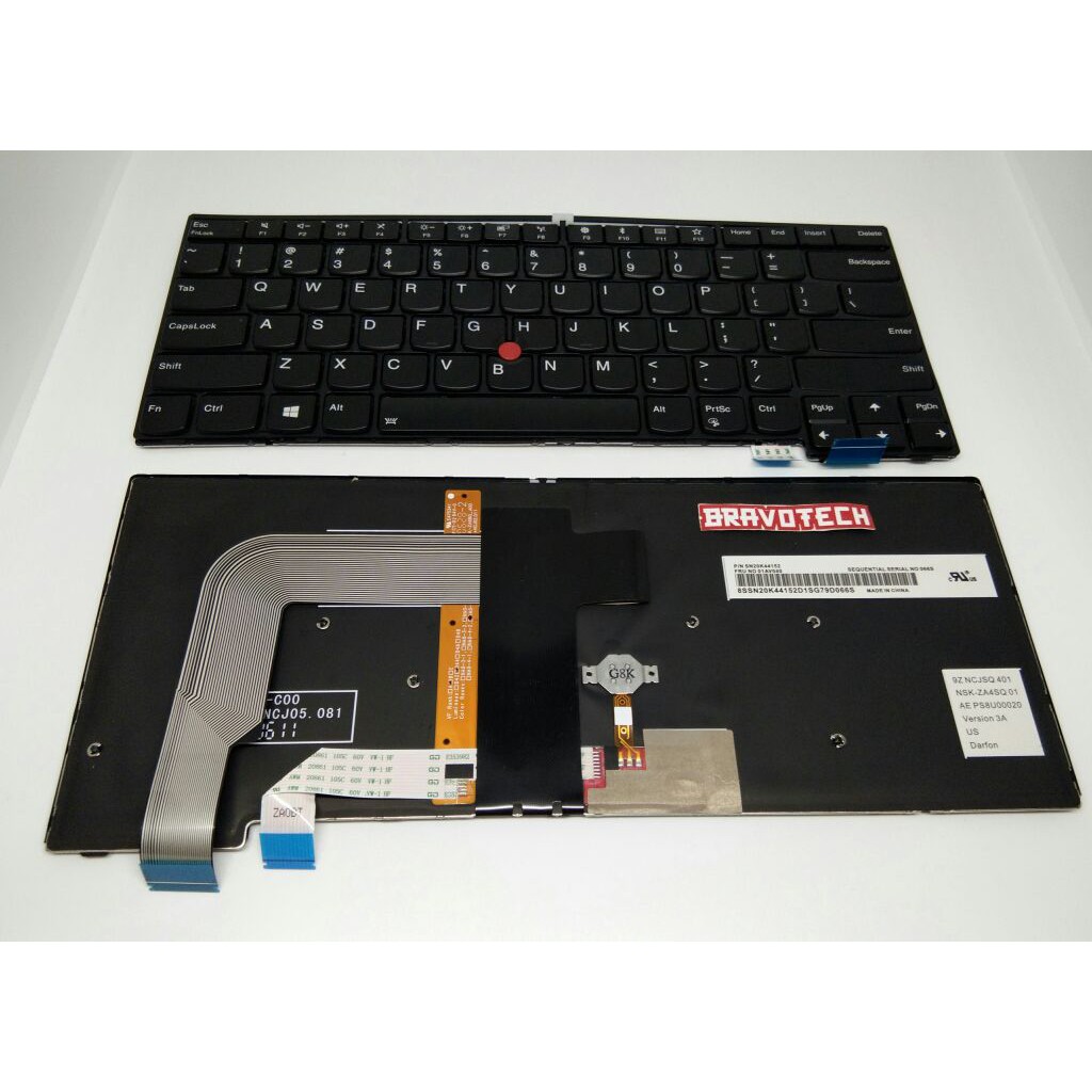Jual Lenovo IBM ThinkPad T460s T460 laptop Keyboard - backlit ...