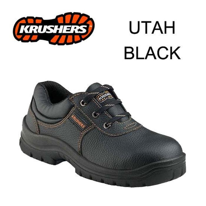 Jual Safety Shoes merek Krusher Utah Black Ori | Shopee Indonesia
