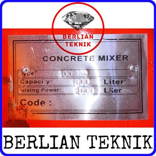 Jual Beton Molen Concrete Mixer Semen TIGON 1000 Liter | Shopee Indonesia