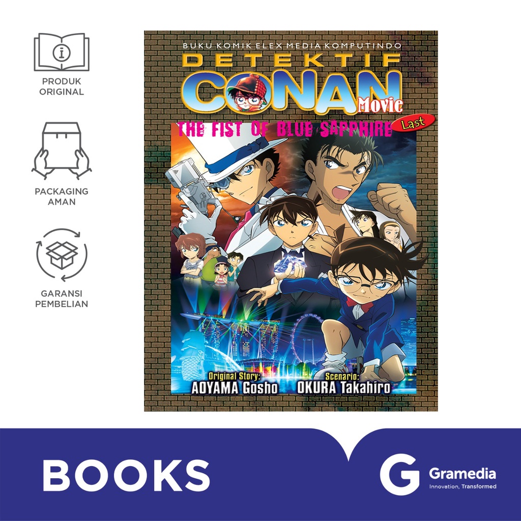 Jual Gramedia Daan Mogot-Detektif Conan Movie: The Fist of Blue Sapphire (last) | Shopee Indonesia