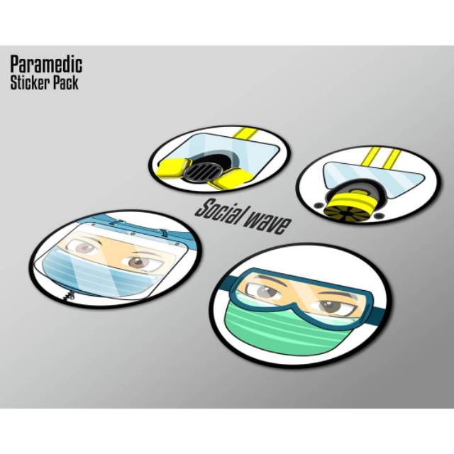 Jual Paramedic Sticker Pack | Hazmat Suit | Shopee Indonesia