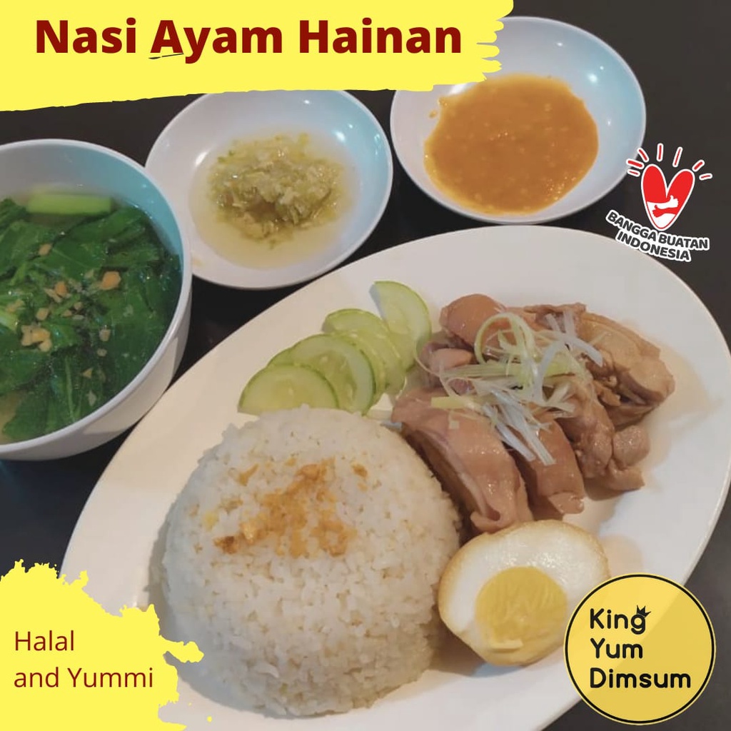 Jual Nasi Ayam Hainan Matang Halal King Yum Dimsum | Shopee Indonesia