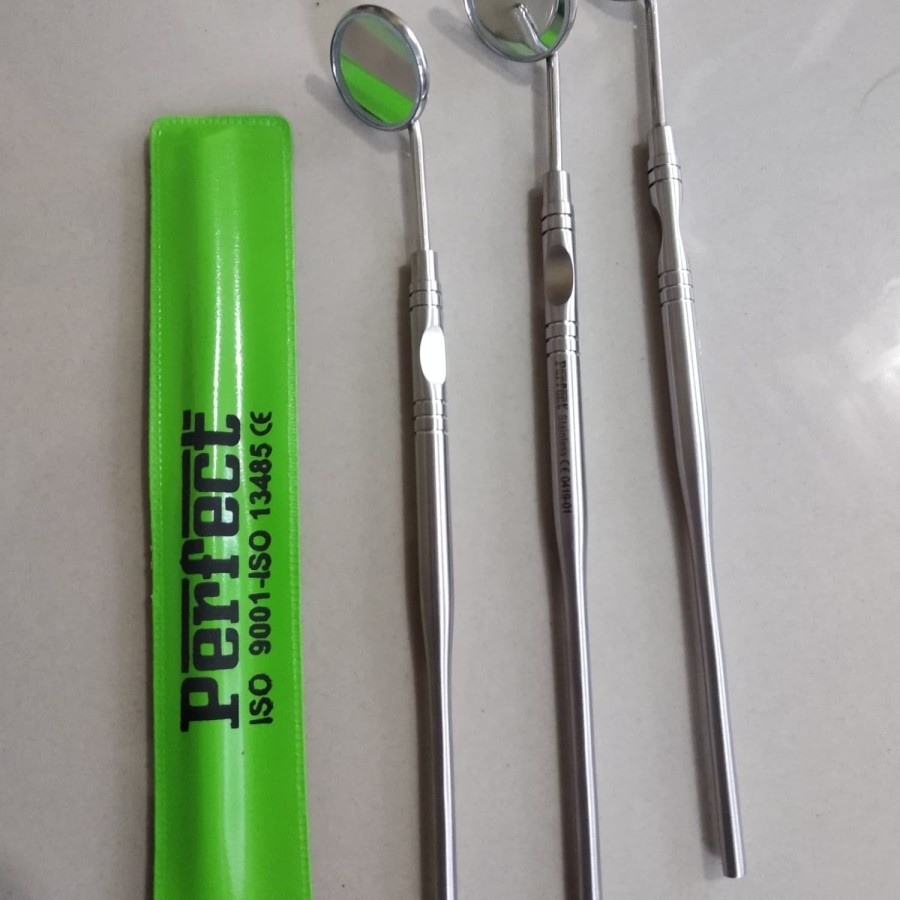 Jual KACA MULUT PLUS HANDLE PERFECT AKL dental Mirror | Shopee Indonesia
