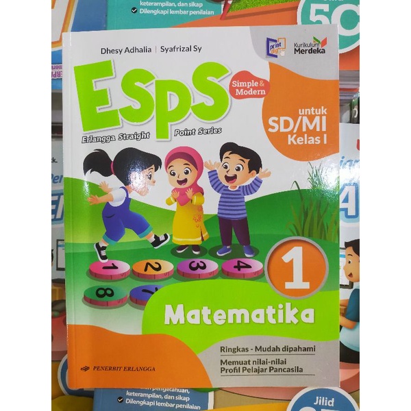Jual Buku Pelajaran : Esps Matematika Kelas 1 dan 2 SD/MI Kurikulum Merdeka | Dhesy Adhalia ...