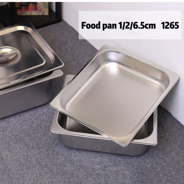 Jual gastronom Food pan 1/2 ke dalam 6.5cm wadah penyimpan 1265 stainless steel | Shopee Indonesia