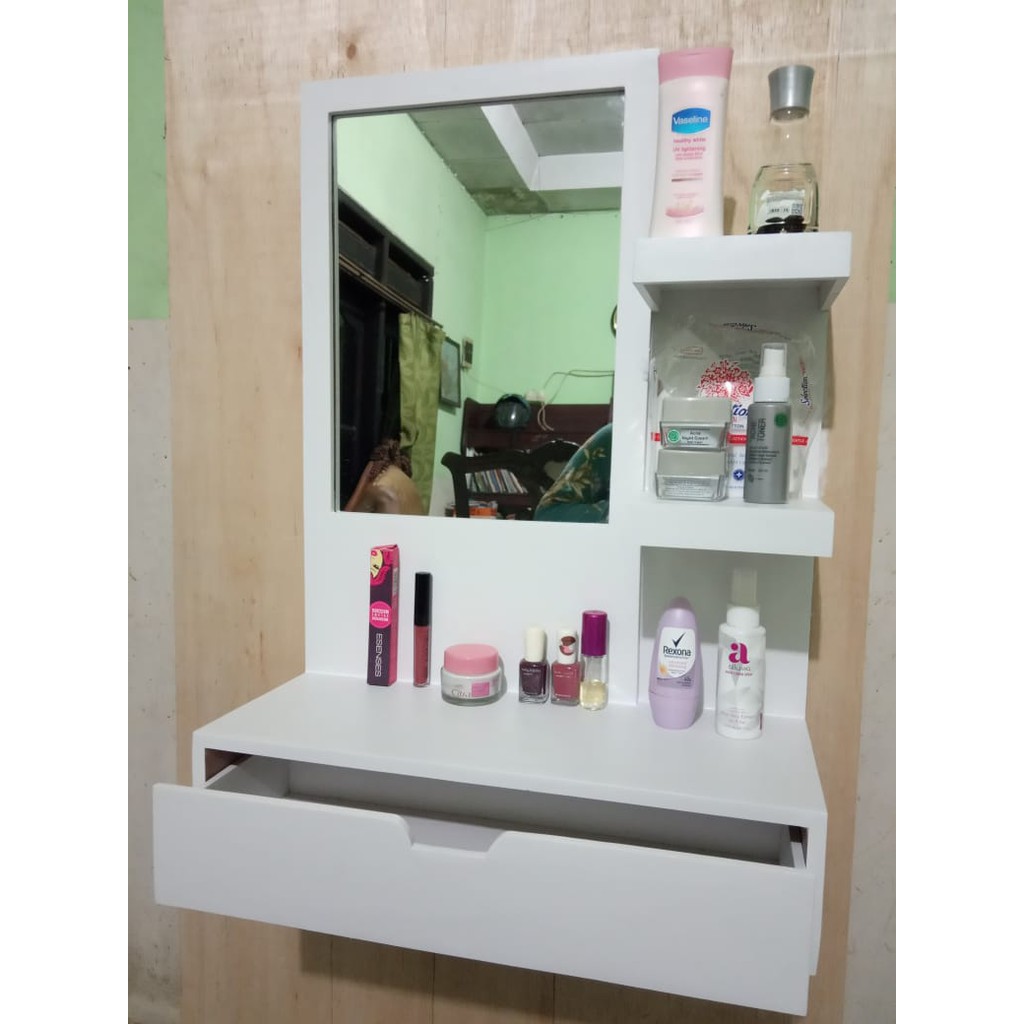 Jual Meja Rias Gantung Plus Laci Murah | Shopee Indonesia