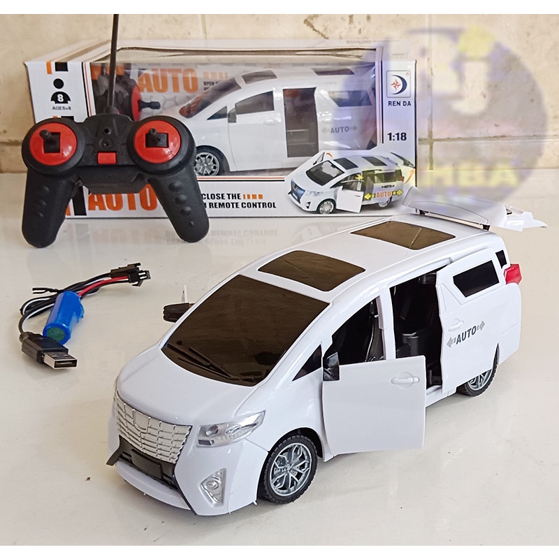 Jual Mainan Mobil Alphard Mobil Remote Control Alphard Bisa Buka Tutup ...