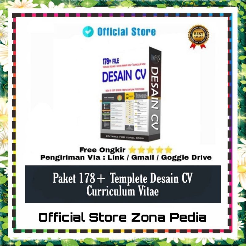 Jual Paket 178+ Templete Desain CV Curriculum Vitae Lamaran Kerja ...