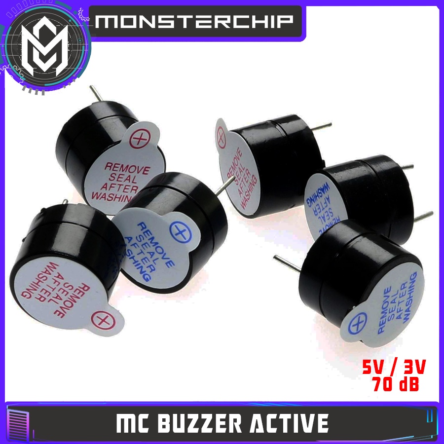 Jual Buzzer Speaker Active 5V/3V For Arduino Uno Mega Mini Nano ...