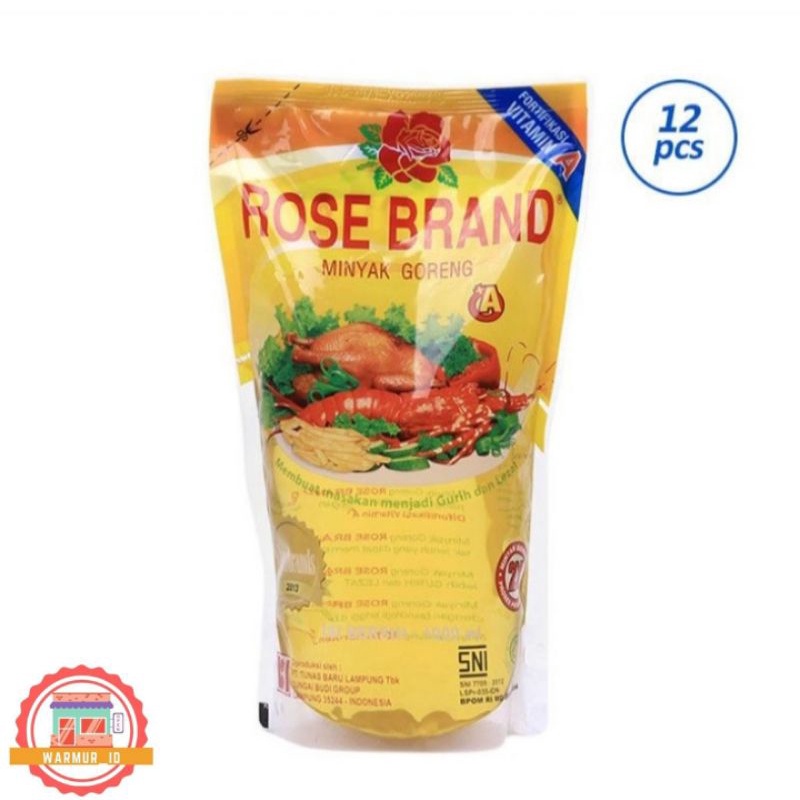 Jual Rose Brand Minyak Goreng 1 Liter isi 12 pcs | Shopee Indonesia