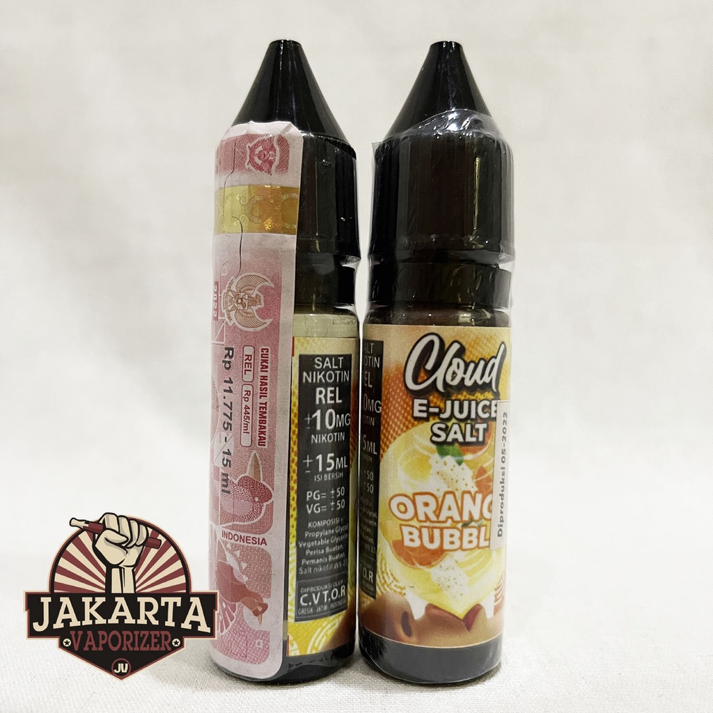 Jual [SALT] CLOUD EJUICE SALT ORANGE BUBBLE 15ML 10MG 20MG BY TOR ...