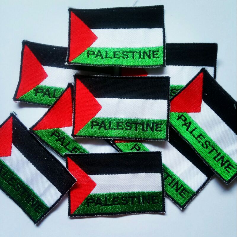 Jual PATCH/EMBLEM BORDIR BENDERA TULISAN PALESTINE | Shopee Indonesia