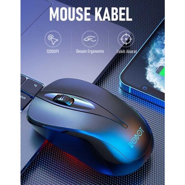 Jual Mouse Robot M100/M102 Original 1200DPI New Original Termurah ...