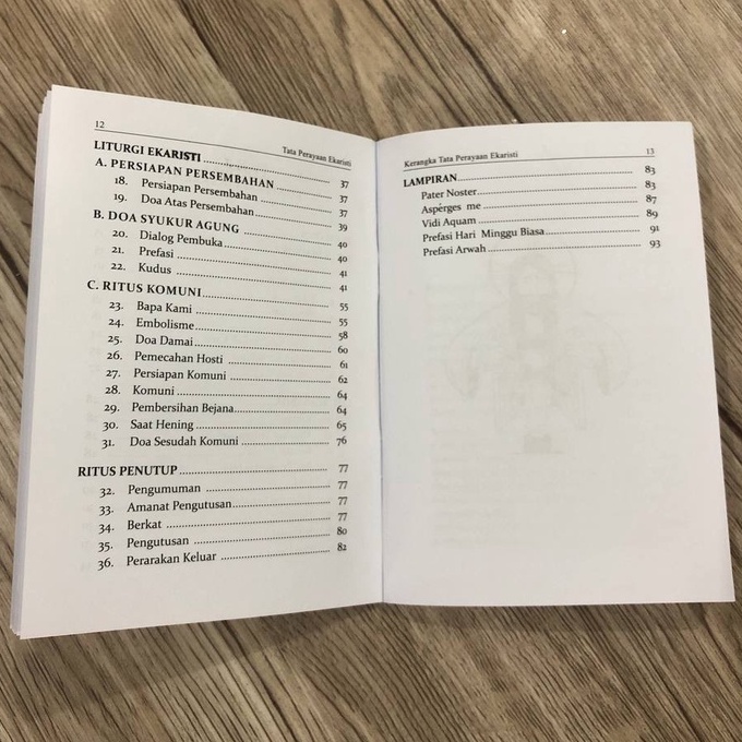 Jual Buku Rohani Doa Umat Tata Perayaan Ekaristi Edisi Baru | Shopee Indonesia