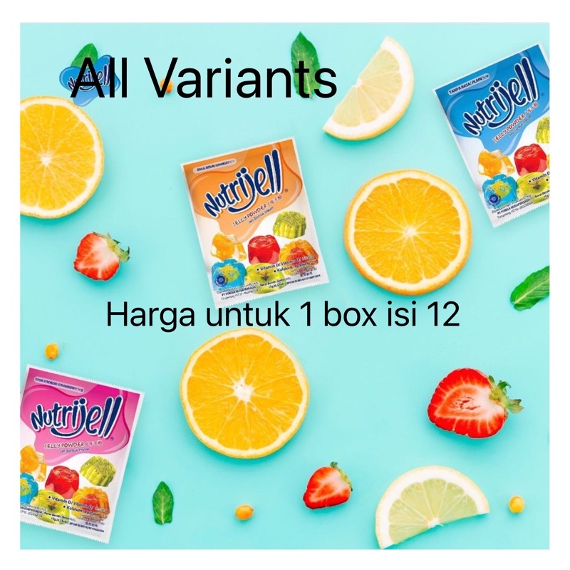 Jual (I-11) Nutrijel ekonomis All Variants Nutrijell NO MIx 1 dus isi ...