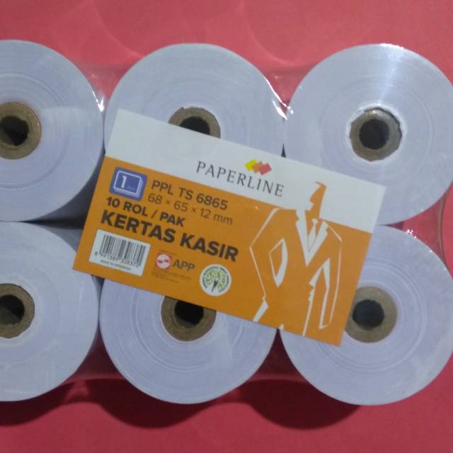 Jual Kertas Telstruk aka Kertas Kasir 68x65mm Paperline | Shopee Indonesia