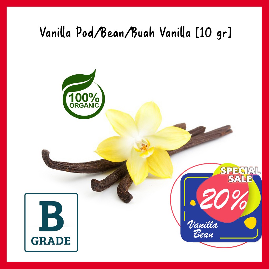 Jual Vanilla Pod / Vanilla Bean GRADE B [10 gr] | Shopee Indonesia
