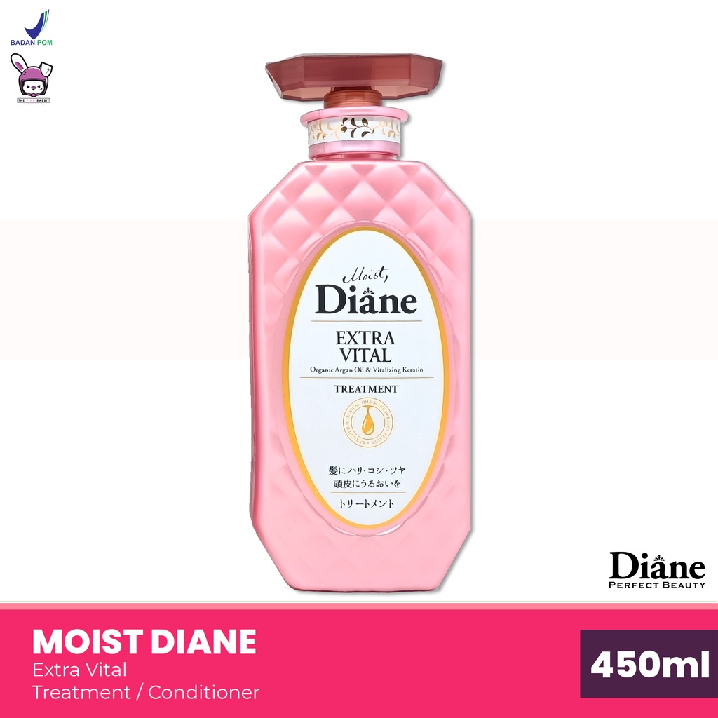 Jual MOIST DIANE Extra Vital Treatment 450ML (Made in Japan) | Shopee ...