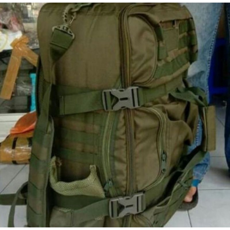 Jual tas koper brimob TNI Polri tas 3 in 1 75L | Shopee Indonesia