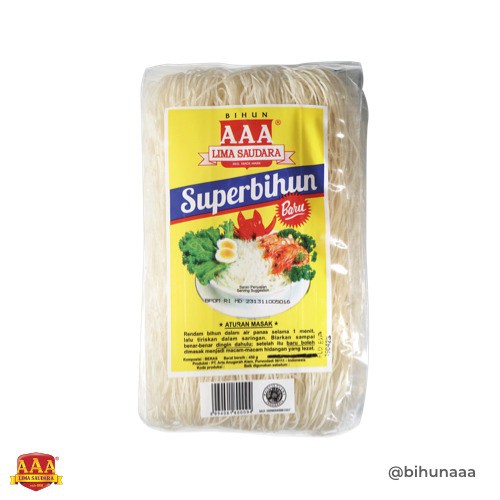 Jual Superbihun AAA Lima Saudara Premium 450g | Bihun Beras | Shopee ...