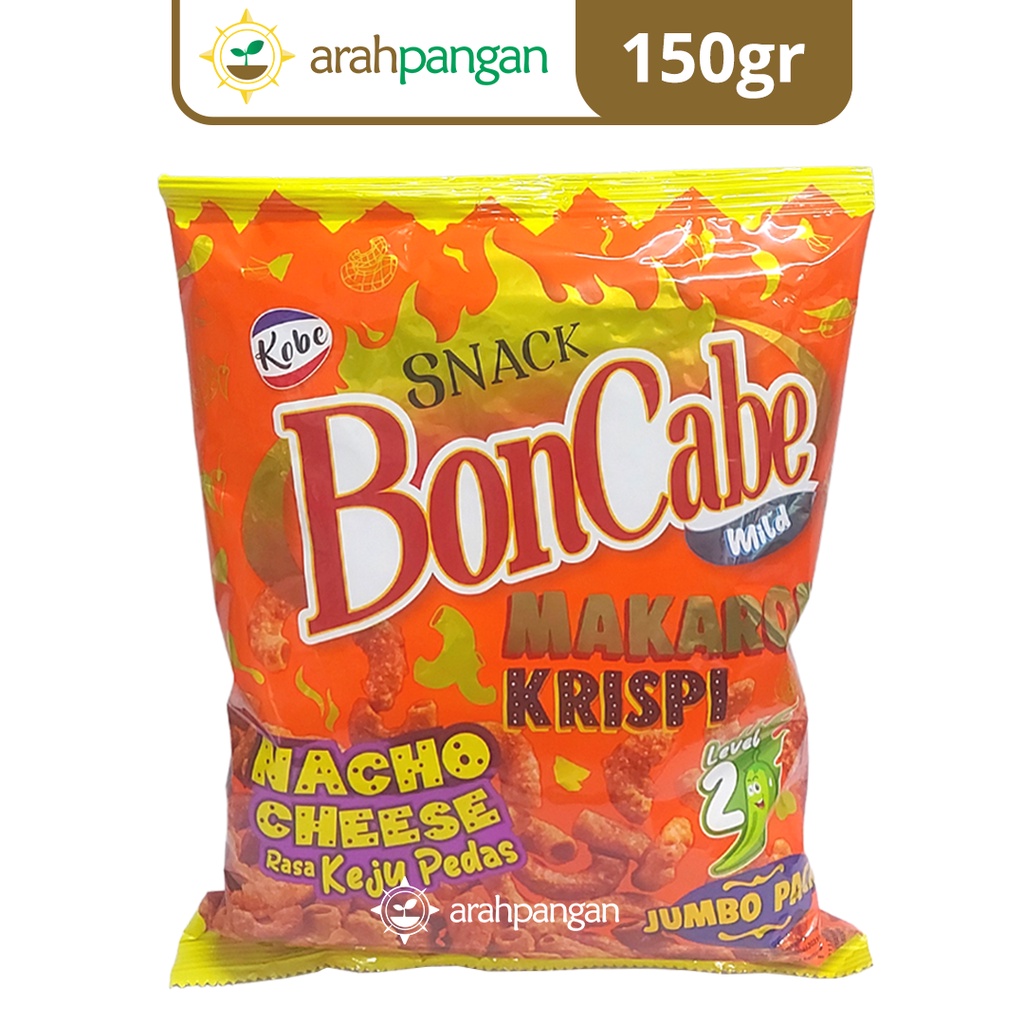 Jual Makaroni Krispi Boncabe KEJU PEDAS NACHO CHEESE Kobe JUMBO PACK ...